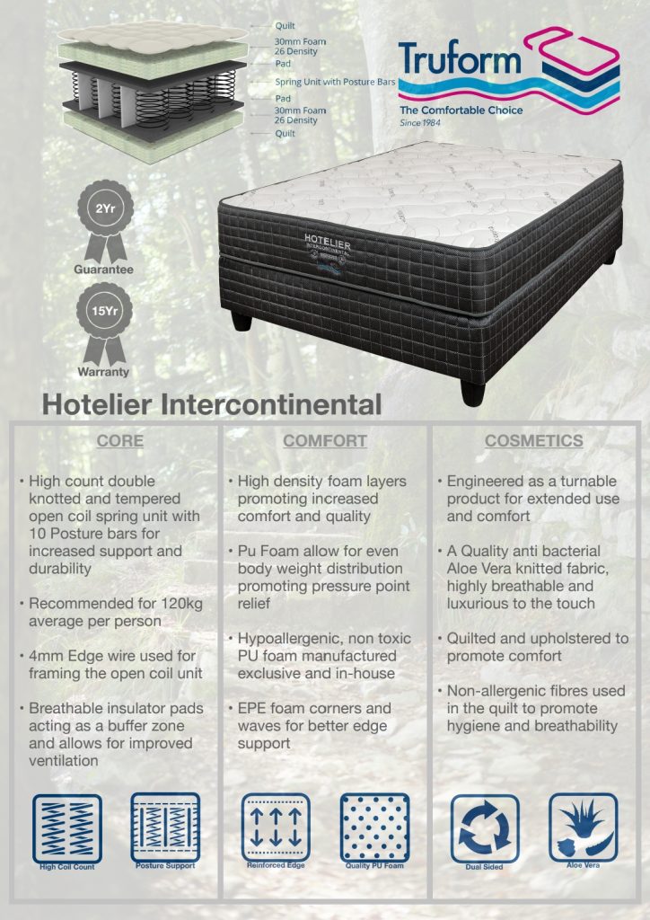 Truform Hotelier Intercontinental Bonnell spring Mattress